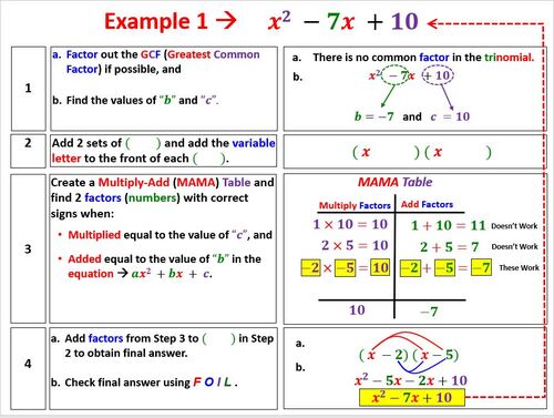 Factoring Trinomials A Is 1 Solve Match Worksheet Worksheets Library