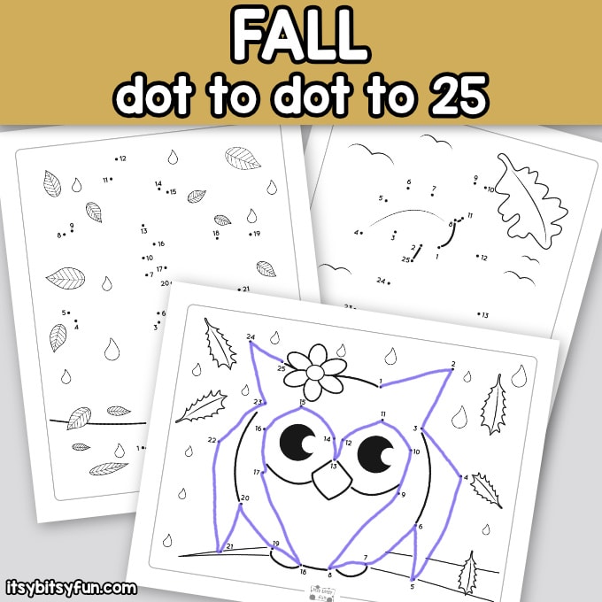fall connect the dots worksheets Archives - Itsy Bitsy Fun - Worksheets ...