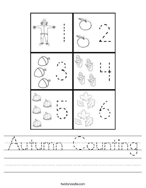 Fall Number Worksheet: Fun and Educational Activities for Autumn Learning