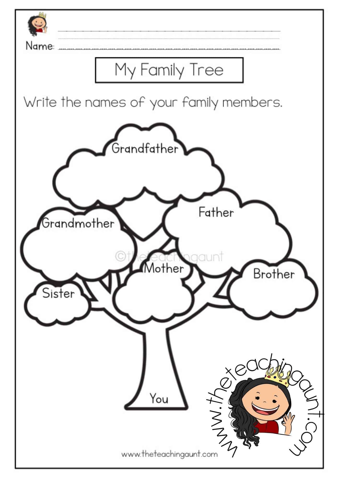 My Family Online Exercise For Kindergarten Live Worksheets My Family Online Exercise For Kindergarten Live Worksheets
