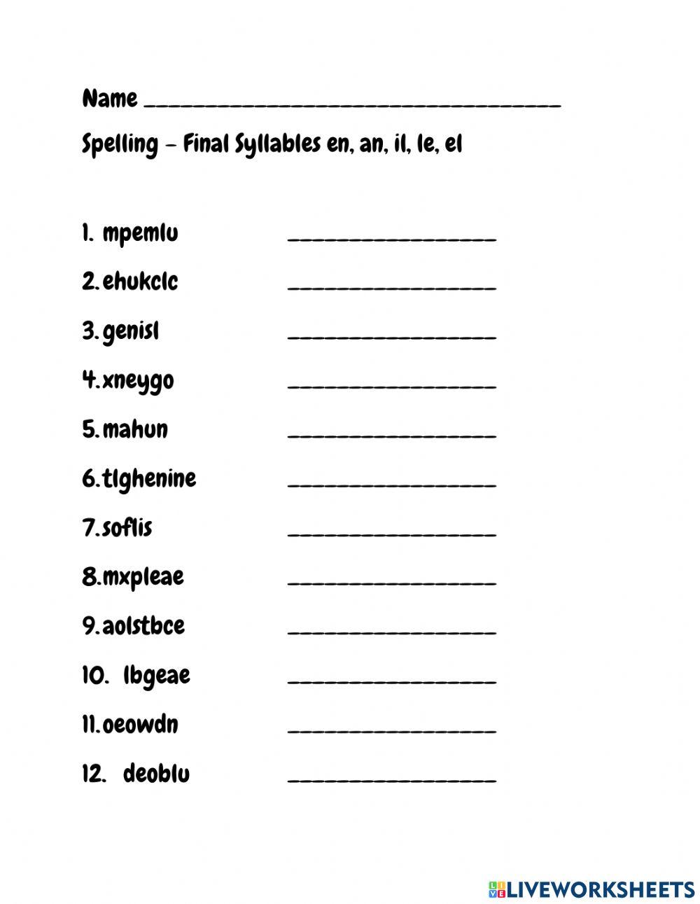 Tales of Frogs and Cupcakes: Final, Stable Syllables--fun, fun, FUN ...