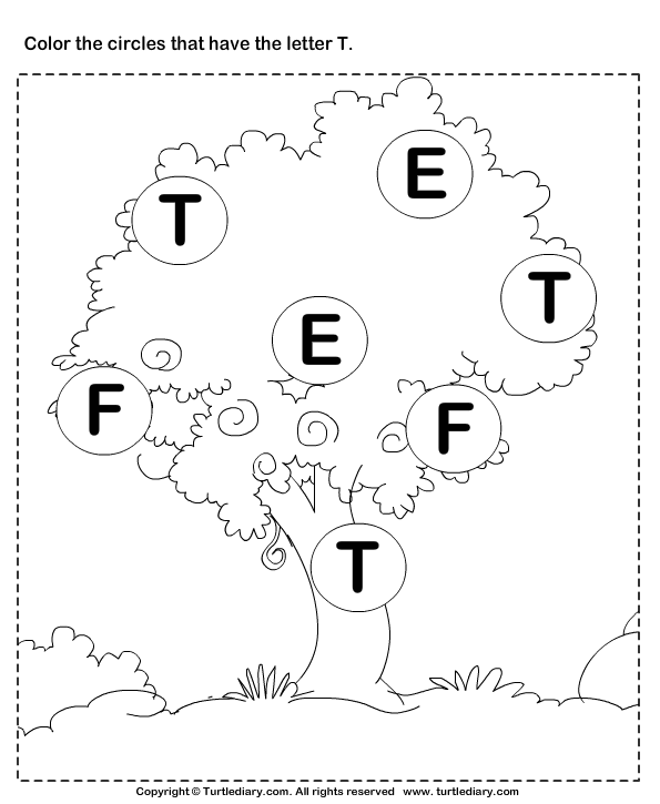 Alphabet Letter T Trace Write Find Color - Free printable PDF - Worksheets Library