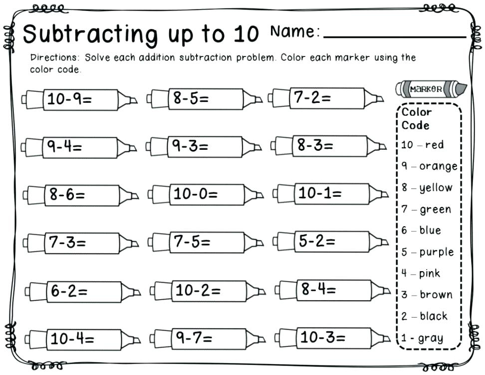 1st Grade Math Worksheets - Best Coloring Pages For Kids - Worksheets ...