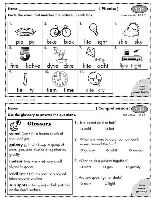1st Grade Common Core Homework Add-On Pack | 1st grade homework ...