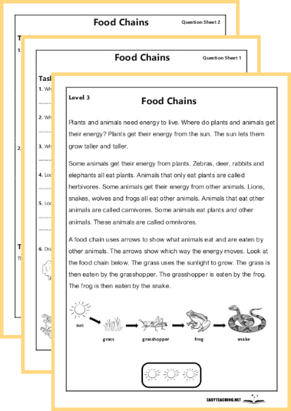 EasyTeaching.net | Resources for Teaching Primary School - Worksheets ...