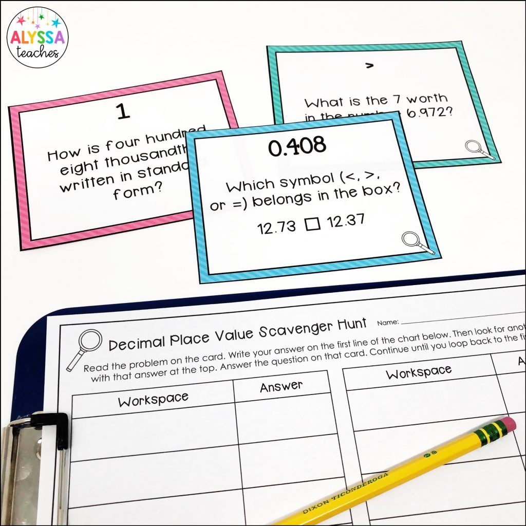 Decimal Place Value Activities Students Love - Alyssa Teaches ...