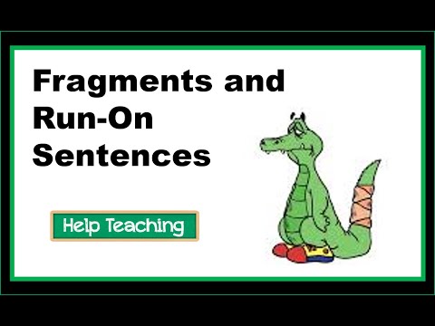 Free fragment and run on sentence worksheet, Download Free fragment and ...
