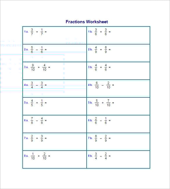 Adding And Subtracting Fractions Color By Number Cognitive Worksheets Library