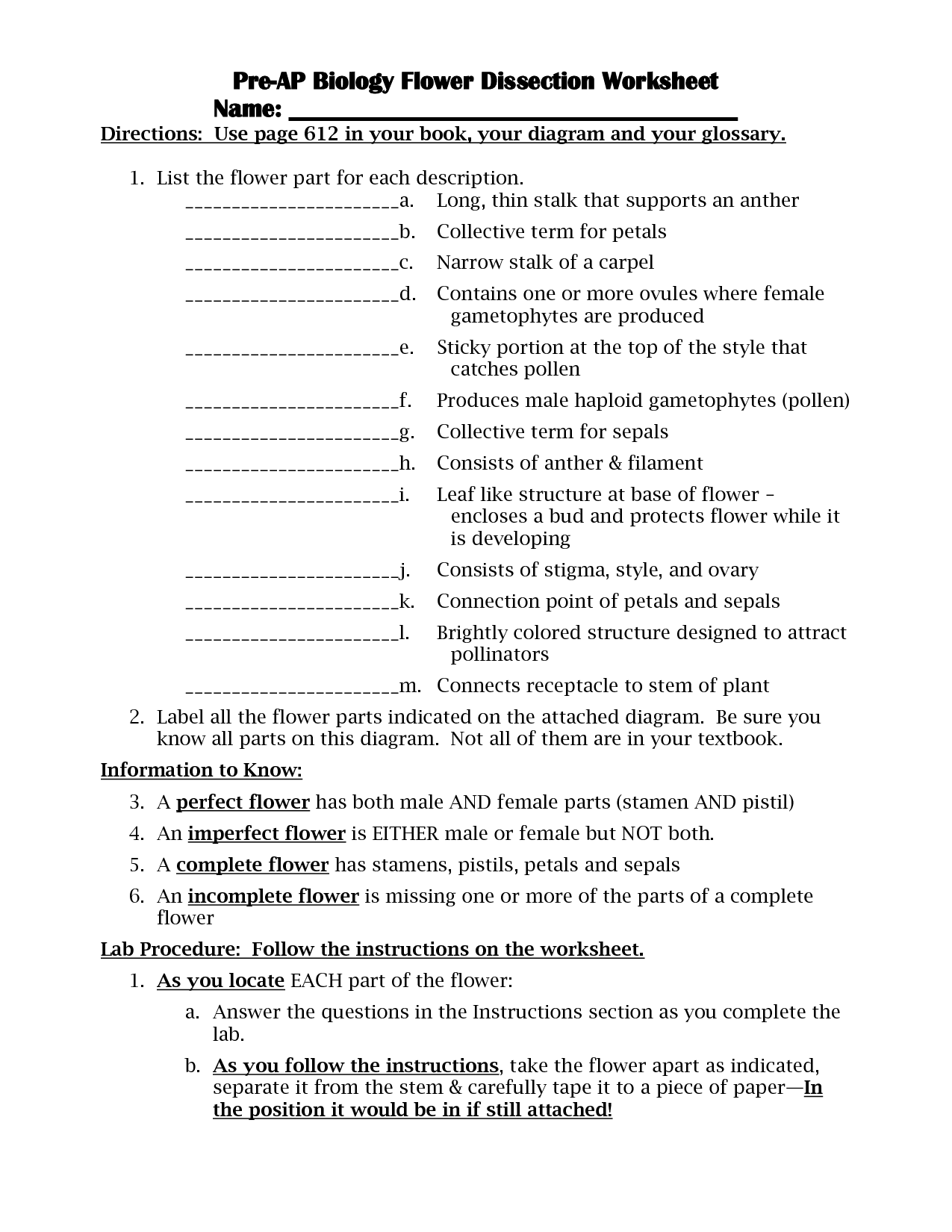 19 Free Printable Biology Worksheets Biology Worksheet Biology 19 Free Printable Biology Worksheets Biology Worksheet Biology