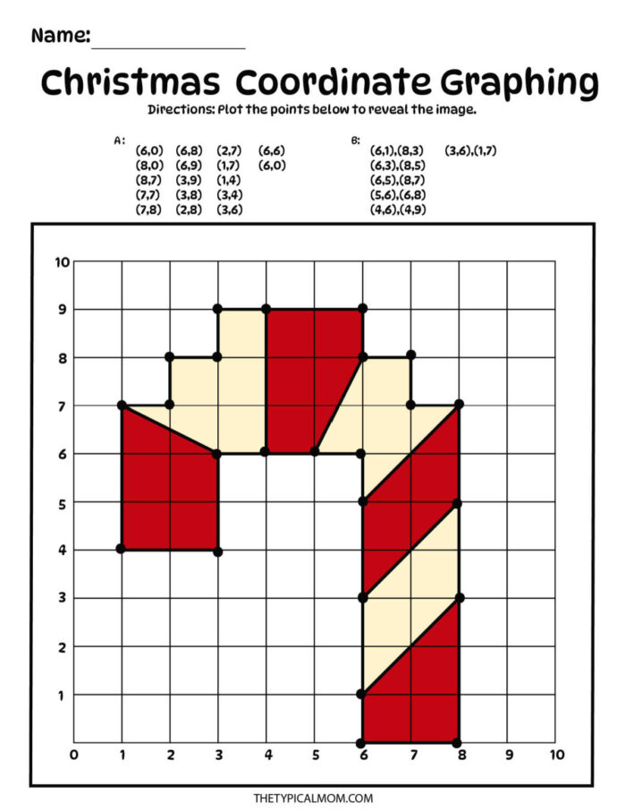 Free Coordinate Graphing Mystery Picture Worksheets PDF - Worksheets ...