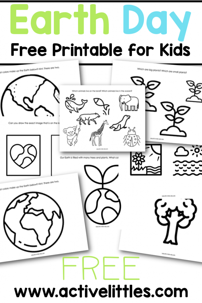 Free Earth Day Worksheets + Free Printables - Active Littles ...