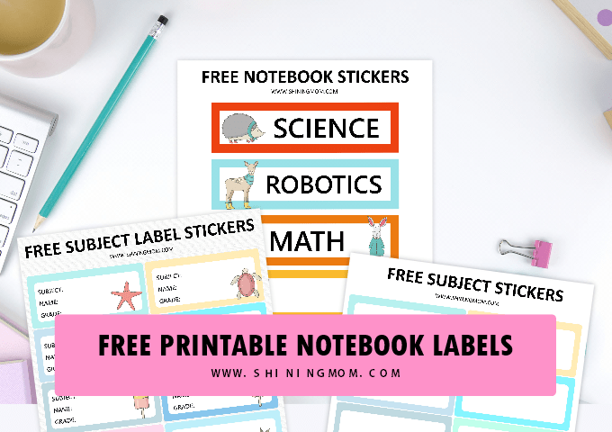 Free Label Templates – 50+ Best Notebook Label Templates! - Worksheets ...