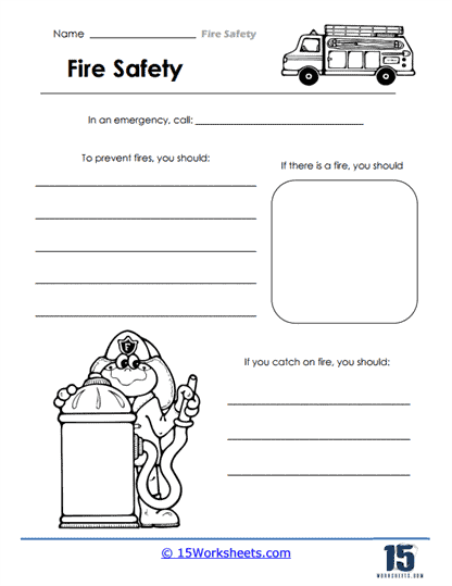 Fire Safety Worksheets - 15 Worksheets.com - Worksheets Library