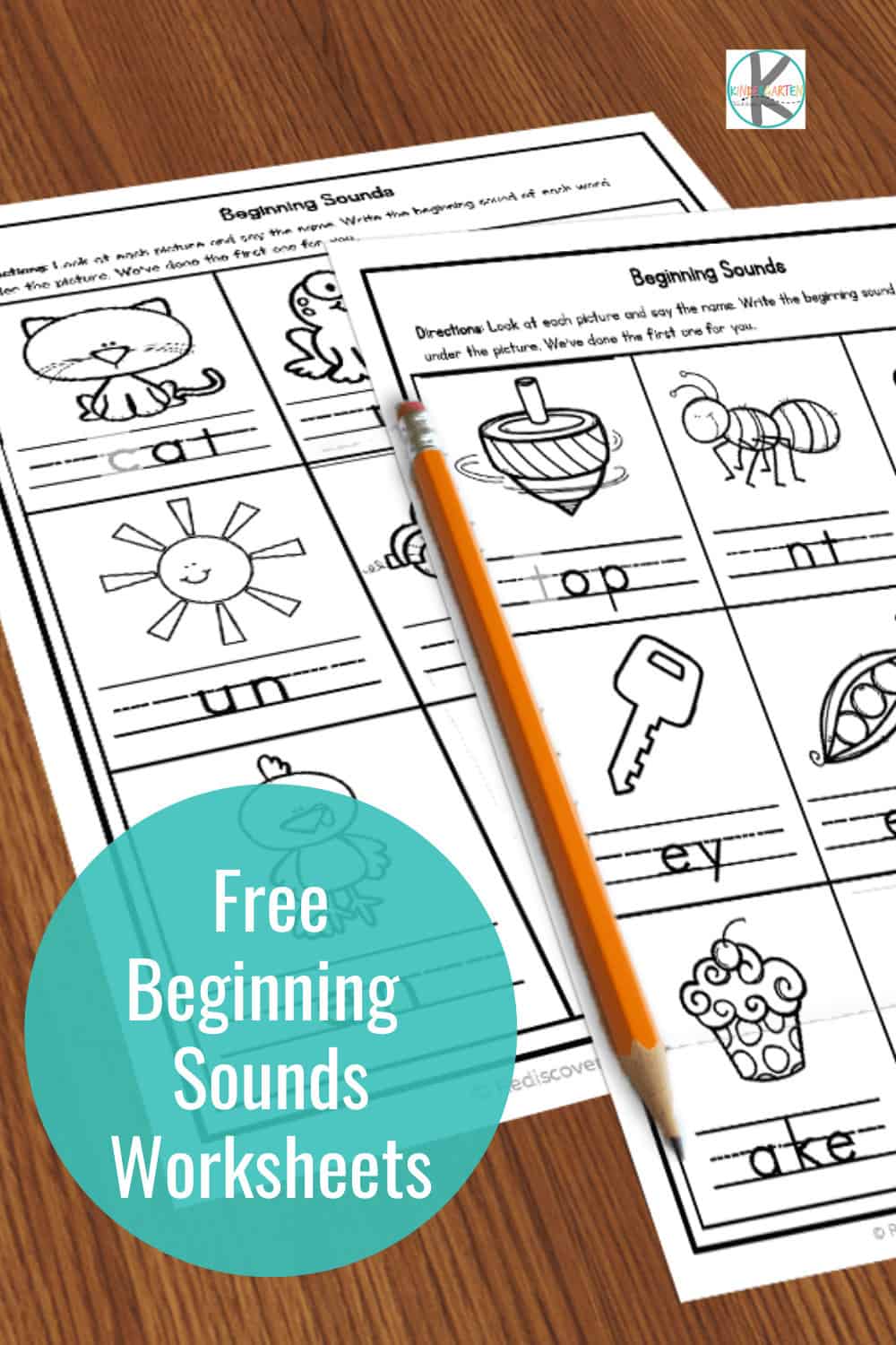 FREE Beginning Sounds Worksheets - Worksheets Library