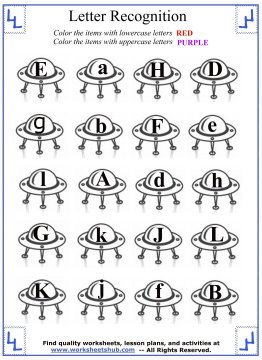 Letter Recognition Worksheets - Worksheets Library