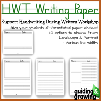 Handwriting without tears paper | TPT - Worksheets Library