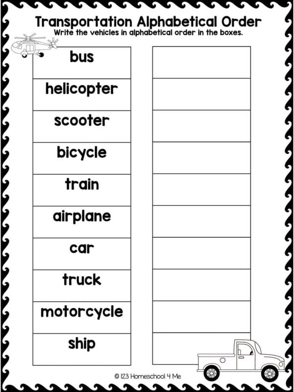 FREE Printable Alphabetical Order Worksheets For Kindergarten FREE Printable Alphabetical Order Worksheets For Kindergarten