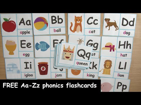 Alphabet phonics flashcards for teachers - Printable flashcards ... - Worksheets Library