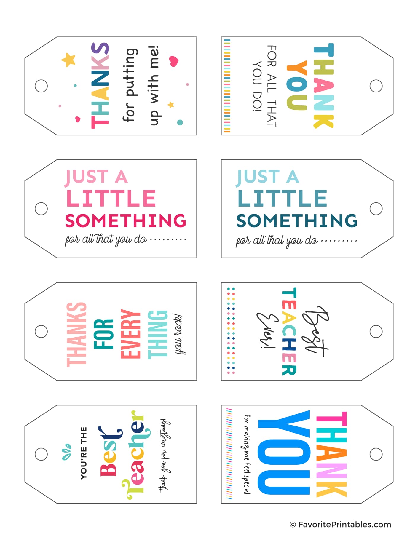 Free Printable Gift Tags For Teachers Favorite Printables Free Printable Gift Tags For Teachers Favorite Printables