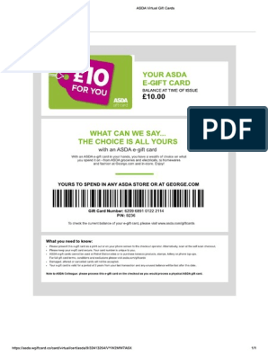 Asda Voucher 2 | PDF - Worksheets Library