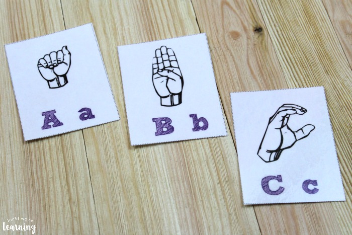 Free Printable Flashcards: Sign Language Alphabet Flashcards ...