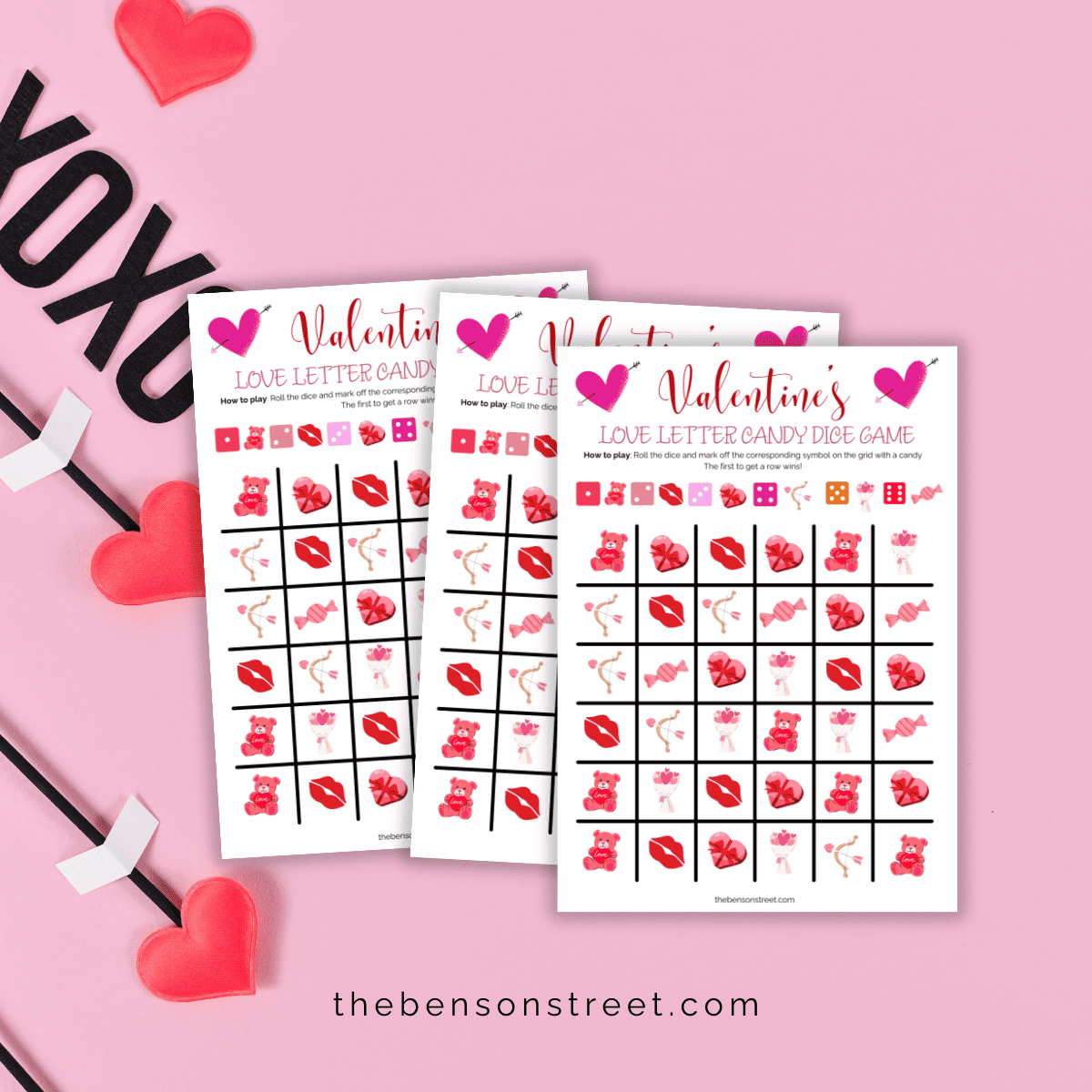 Valentines Roll And Cover Printable Dice Game For Kids The Valentines Roll And Cover Printable Dice Game For Kids The