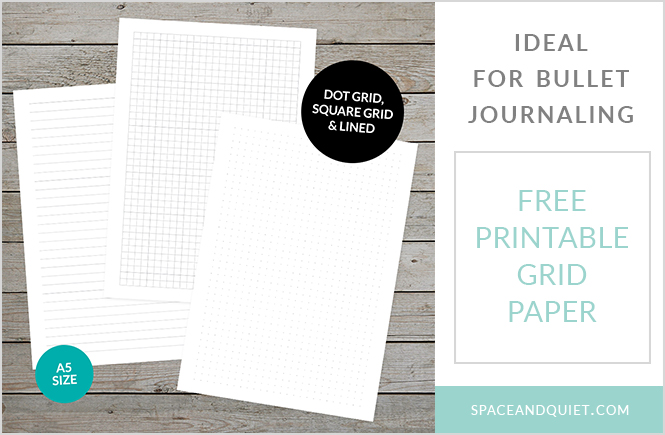 Free Printable Dot Grid Paper For Bullet Journaling - Worksheets Library