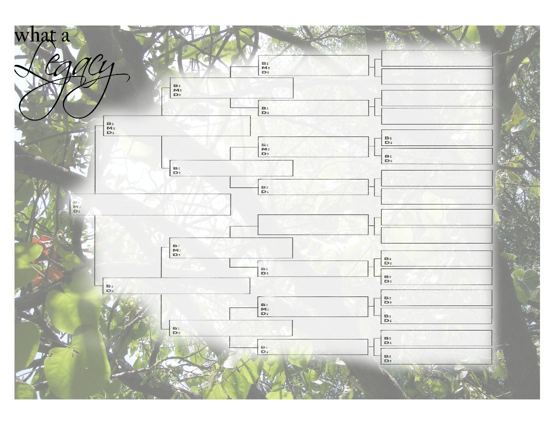 Free free printable family tree for scrapbook, Download Free free ...