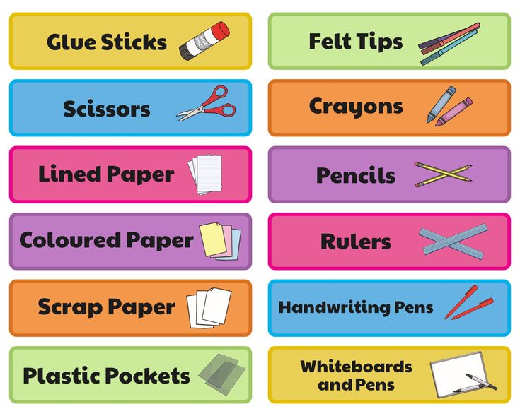 Classroom Labels - 10 Free PDF Printables | Printablee - Worksheets Library
