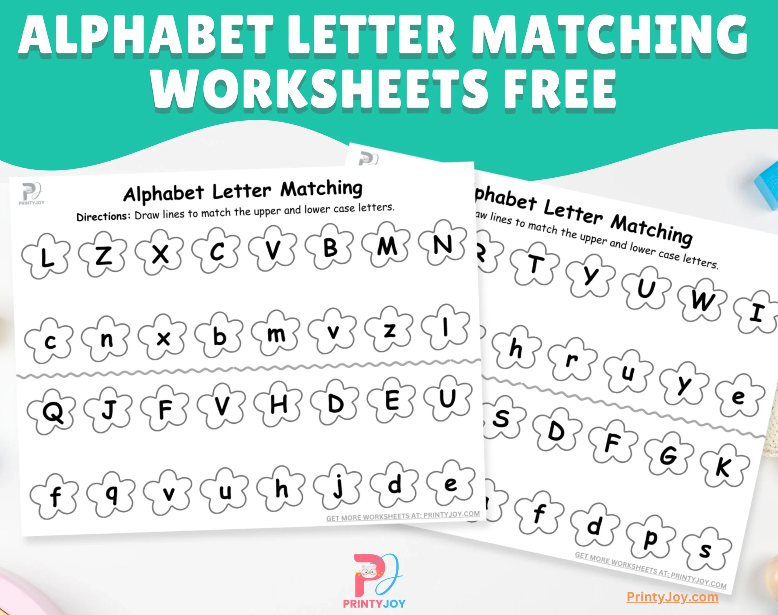 Alphabet Letter Matching Worksheets Free - Worksheets Library