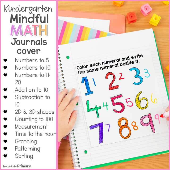 Kindergarten Math Journal Prompt Activities - Worksheets Library