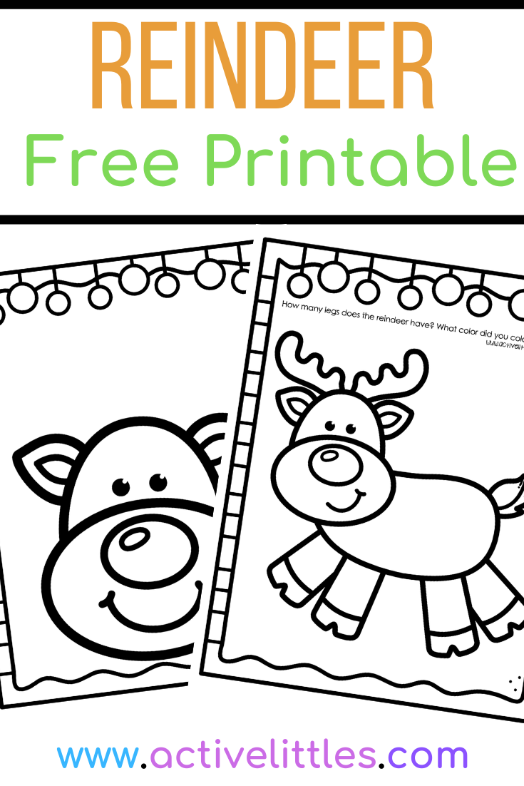 Reindeer Template - Superstar Worksheets - Worksheets Library