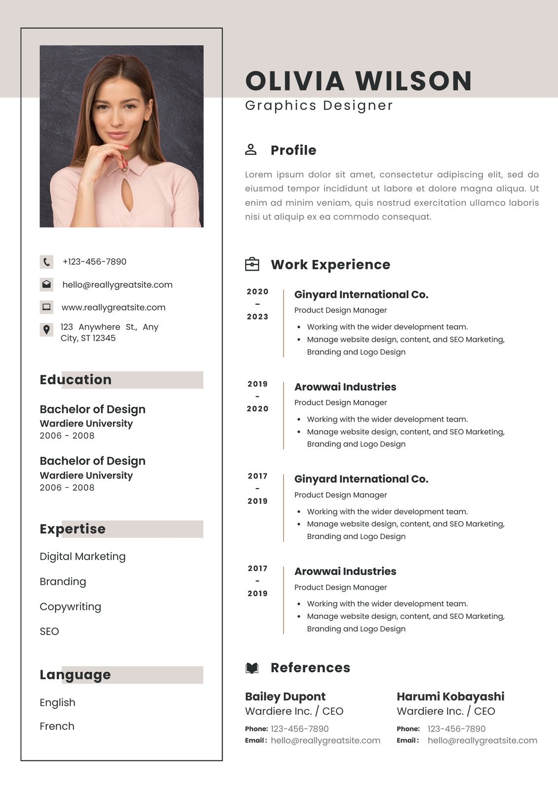 Printable Cv Templates Printable Cv Templates