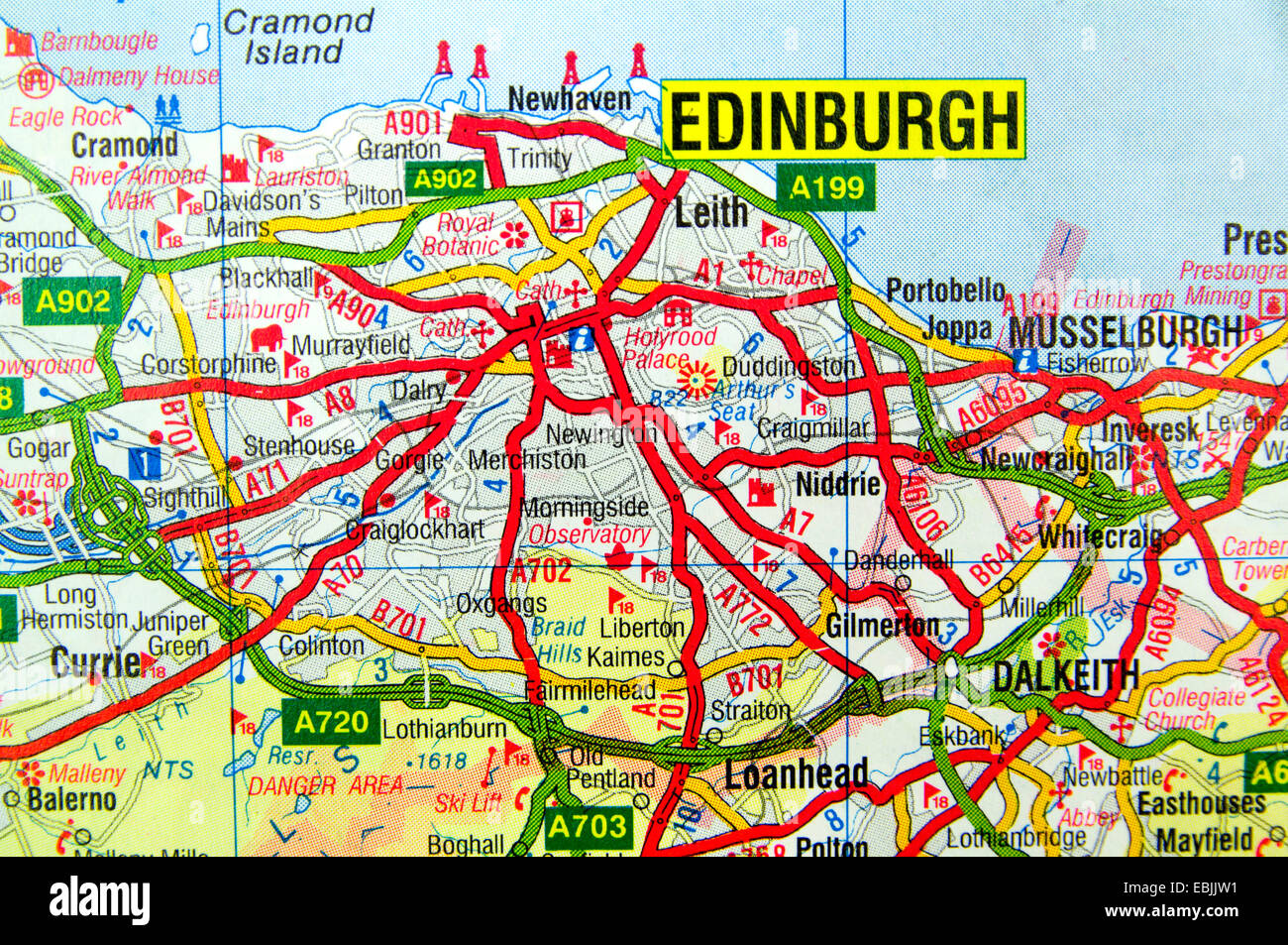 Scotland road map hi-res stock photography and images - Alamy - Worksheets Library