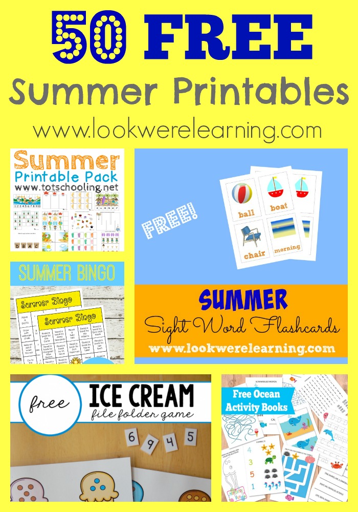 ? FREE Summer Worksheets for Preschool - Worksheets Library