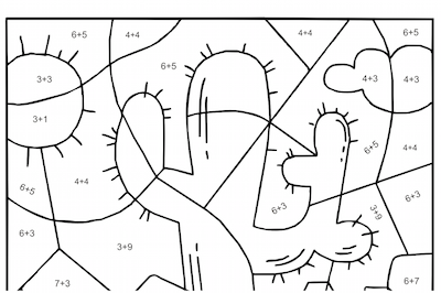 Free Math Coloring Worksheets for 5th and 6th Grade — Mashup Math ...