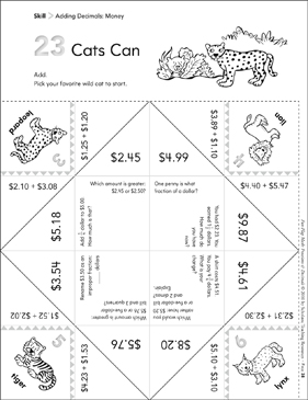 Awesome Outings (Comparing Decimals): Fun-Flaps Math Manipulative ...