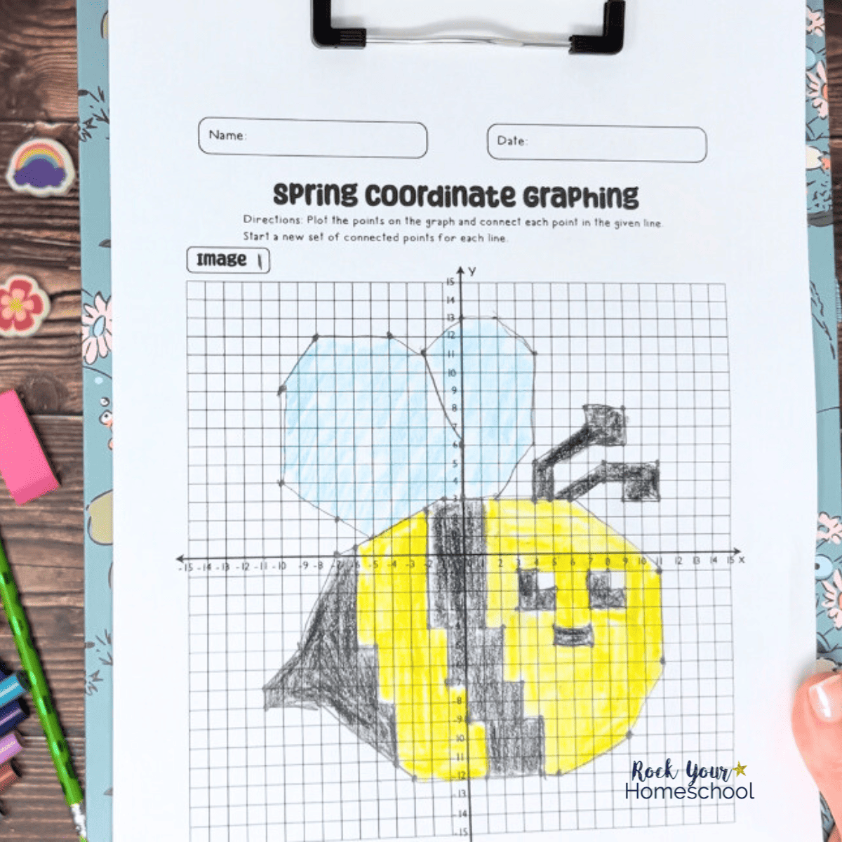 Coordinate Graphing Mystery Pictures for Spring Fun (Free) - Worksheets ...