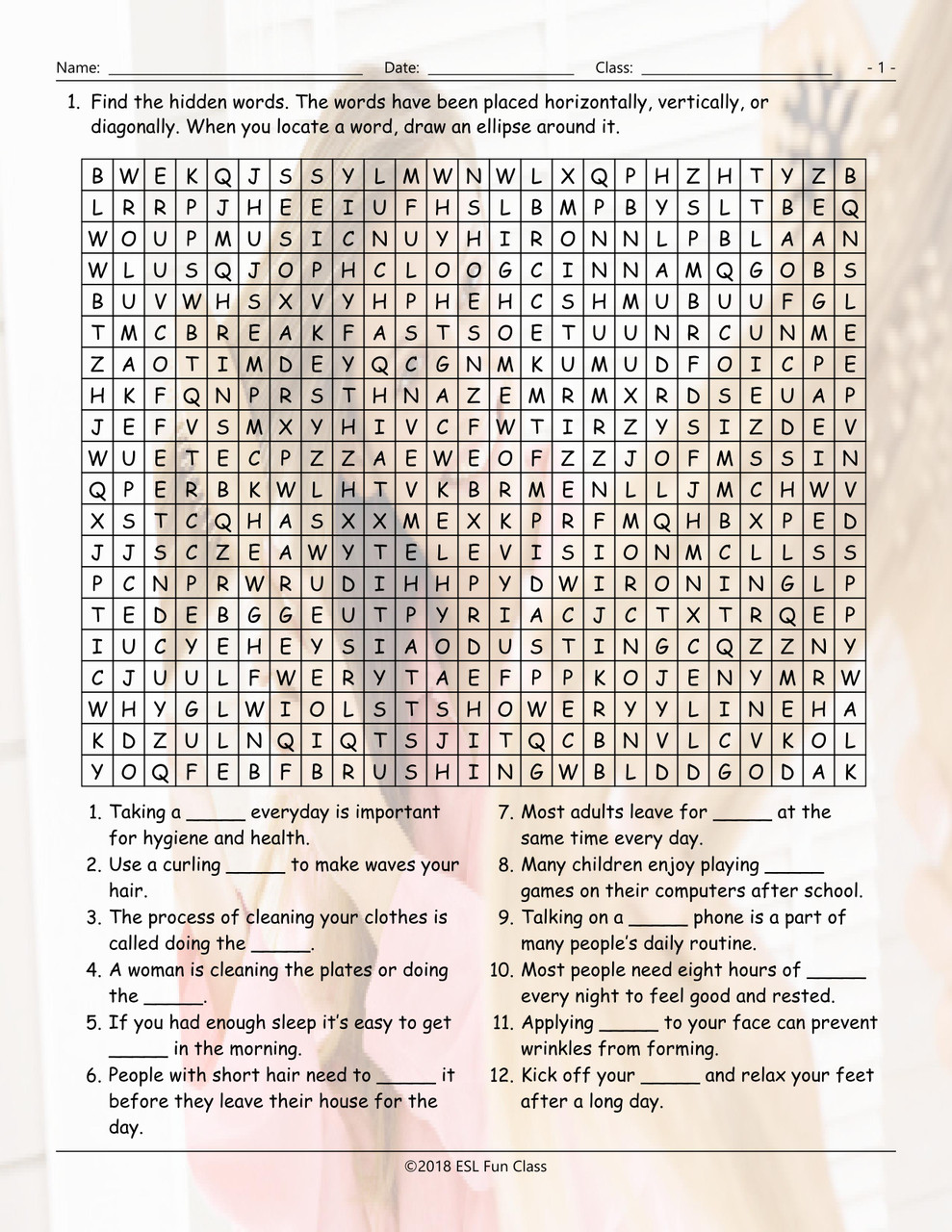 Free fun school word search worksheet, Download Free fun school word ...