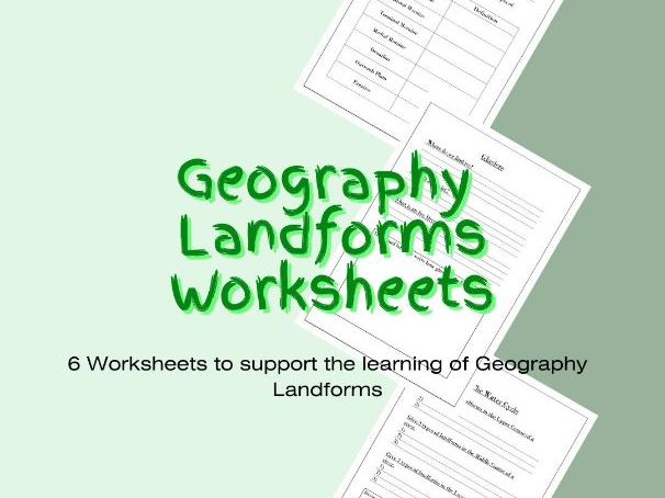Landforms and Geography - ESL worksheet by nandoas - Worksheets Library