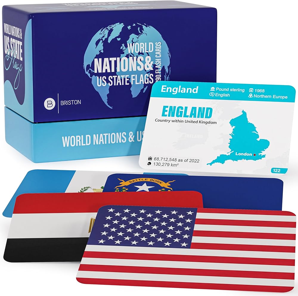 Countries of the World Flashcards - 290 Countries and US States ...