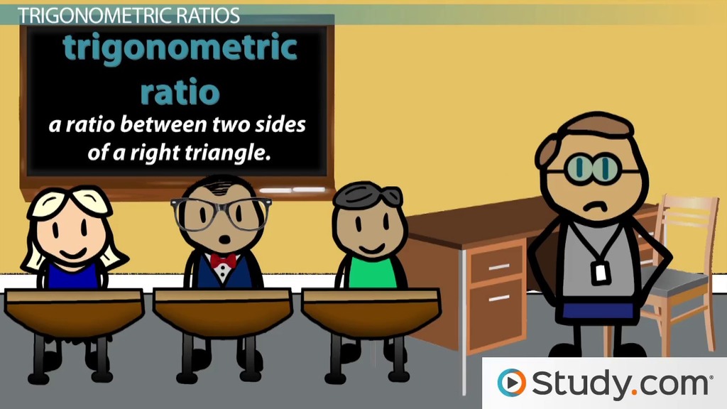 Trigonometric Ratios Definition Similar Triangles And Examples Video