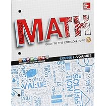 Amazon.com: Glencoe Math, Course 2, Student Edition, Volume 1 ... - Worksheets Library