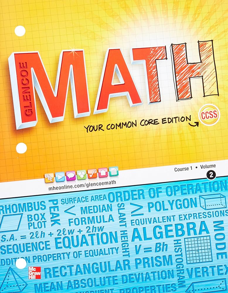 Glencoe Math, Course 1, Student Edition, Volume 2 ... - Amazon.com - Worksheets Library