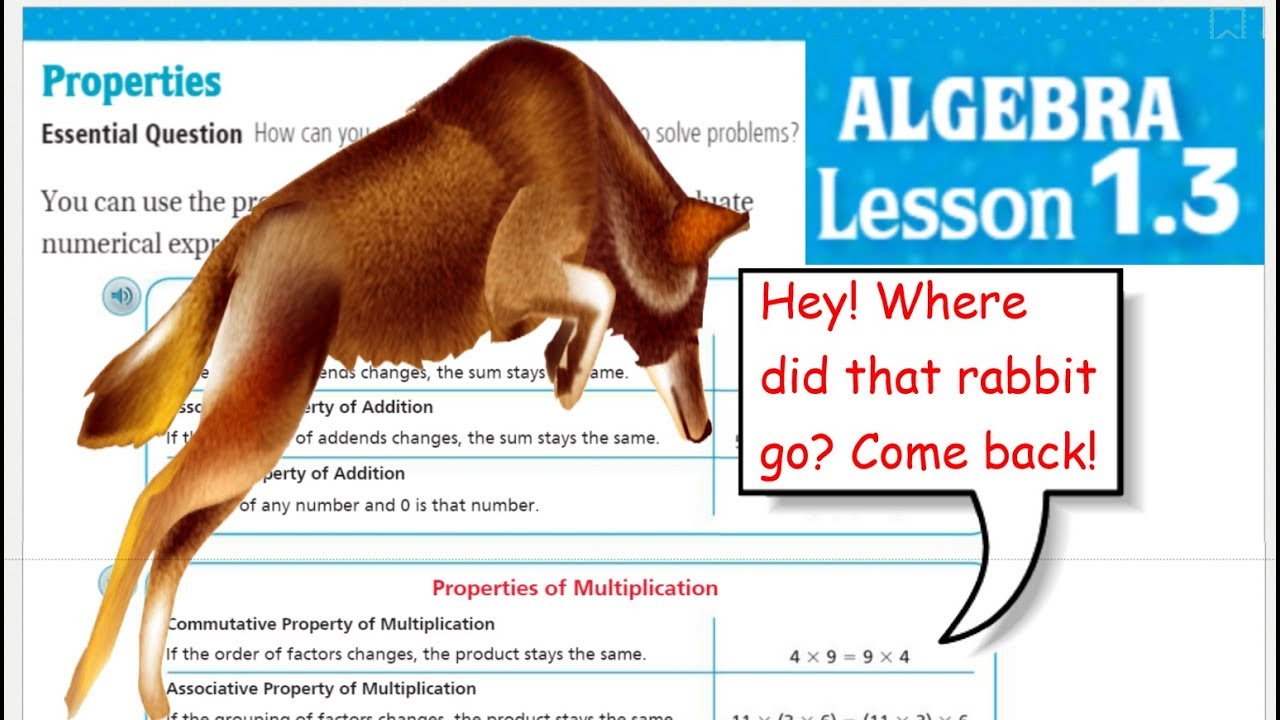 Go Math 5th Grade Lesson 1.3 Properties UPDATED - Worksheets Library