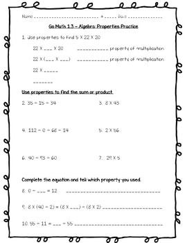 Go Math 5th Grade Worksheets Entire Year Bundle by Joanna Riley | TPT ...