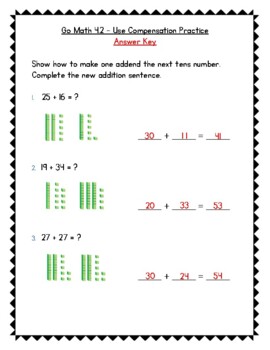 Go Math Practice - 2nd Grade Chapter 4 - 2-Digit Addition Worksheets ...