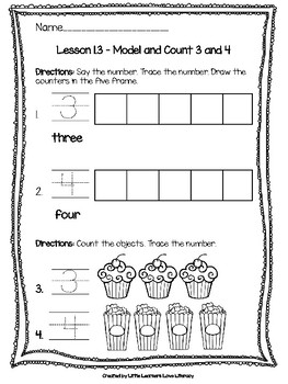 Kindergarten Go Math Chapter 1 - Numbers 0-5 Worksheets/Homework - Worksheets Library