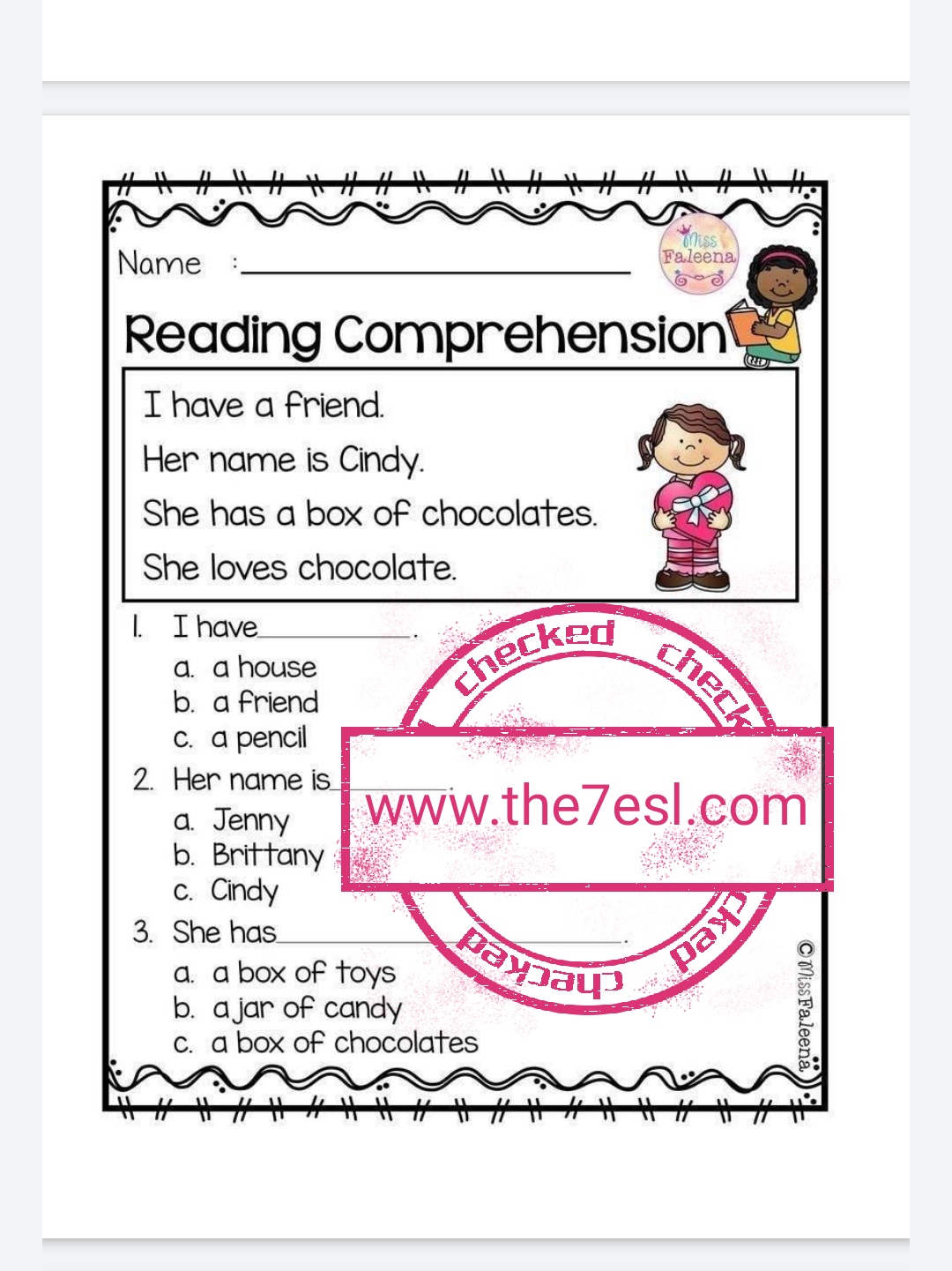 Reading Comprehension Worksheets Grade 2 – English Created Resources - Worksheets Library