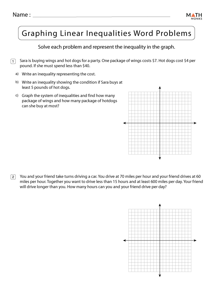 Free graph linear inequalities worksheet, Download Free graph linear ...